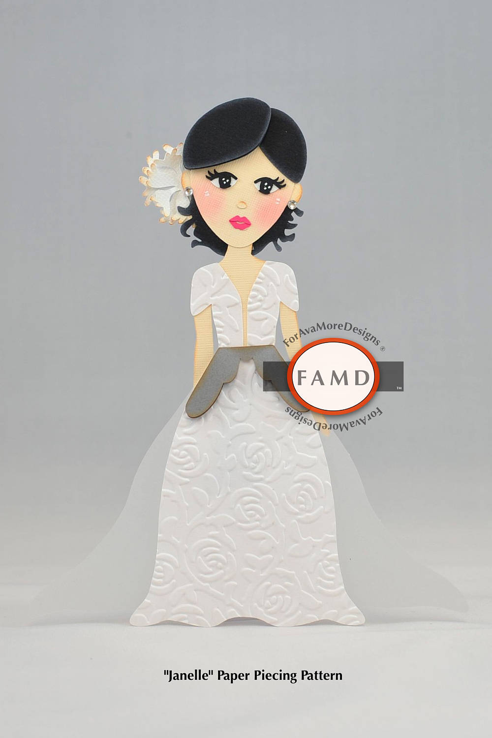 Janelle Wedding Prom Quinceanera Paper Piecing SVG Digital Die - Etsy