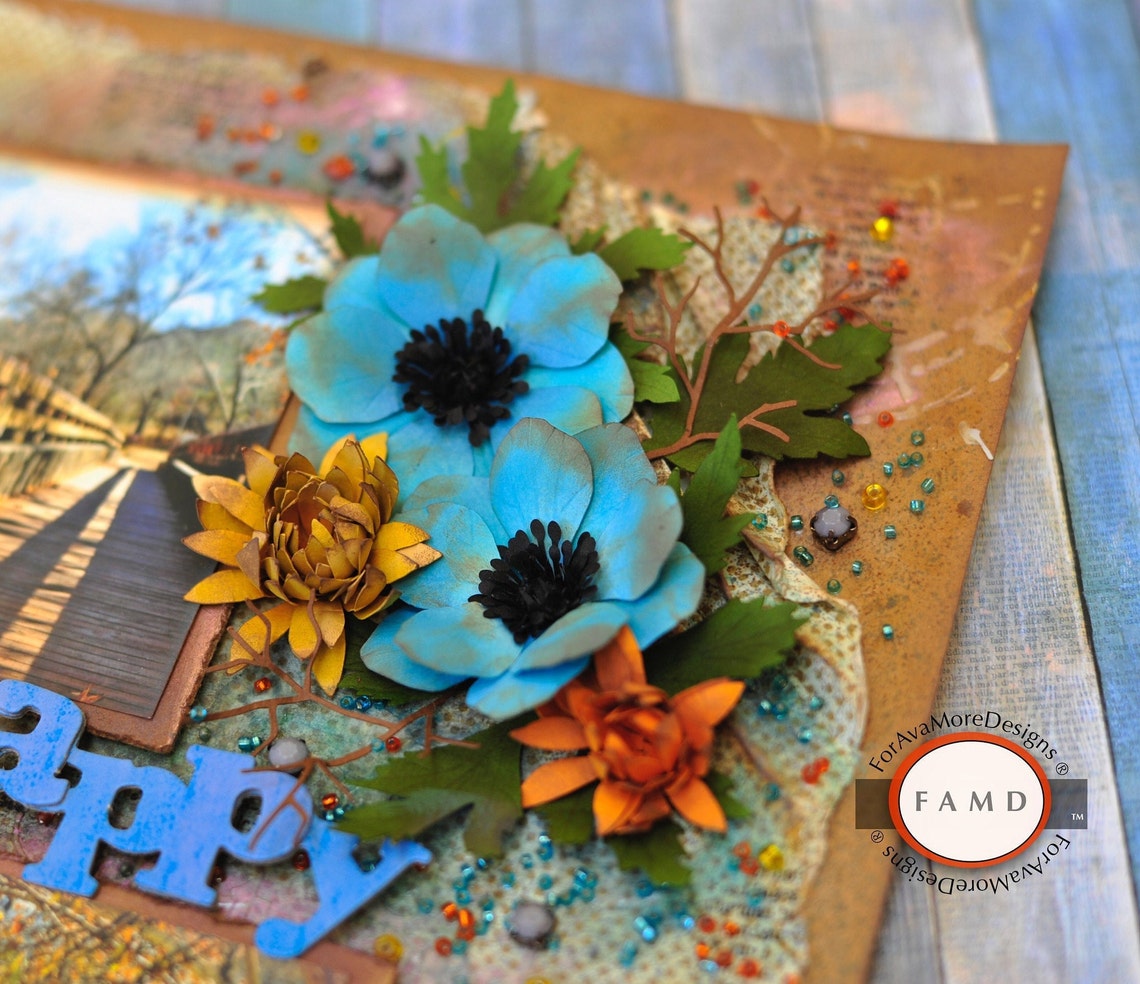 3D Mums Flower SVG Digital Die Cut Paper Piecing Patterns for - Etsy