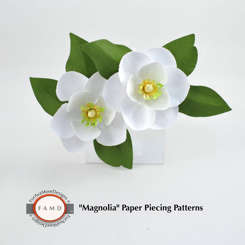 3D Magnolia Flower SVG Digital Die Cut Paper Piecing Patterns - Etsy Canada