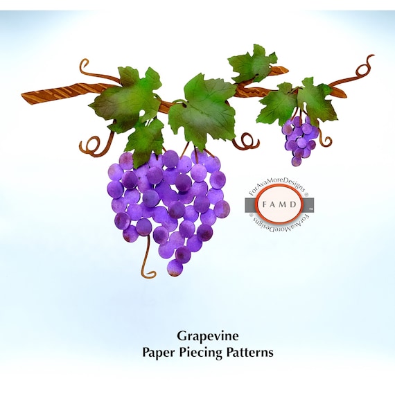 2D Grapevine SVG Template for Cricut and Cameo Cutting - Etsy