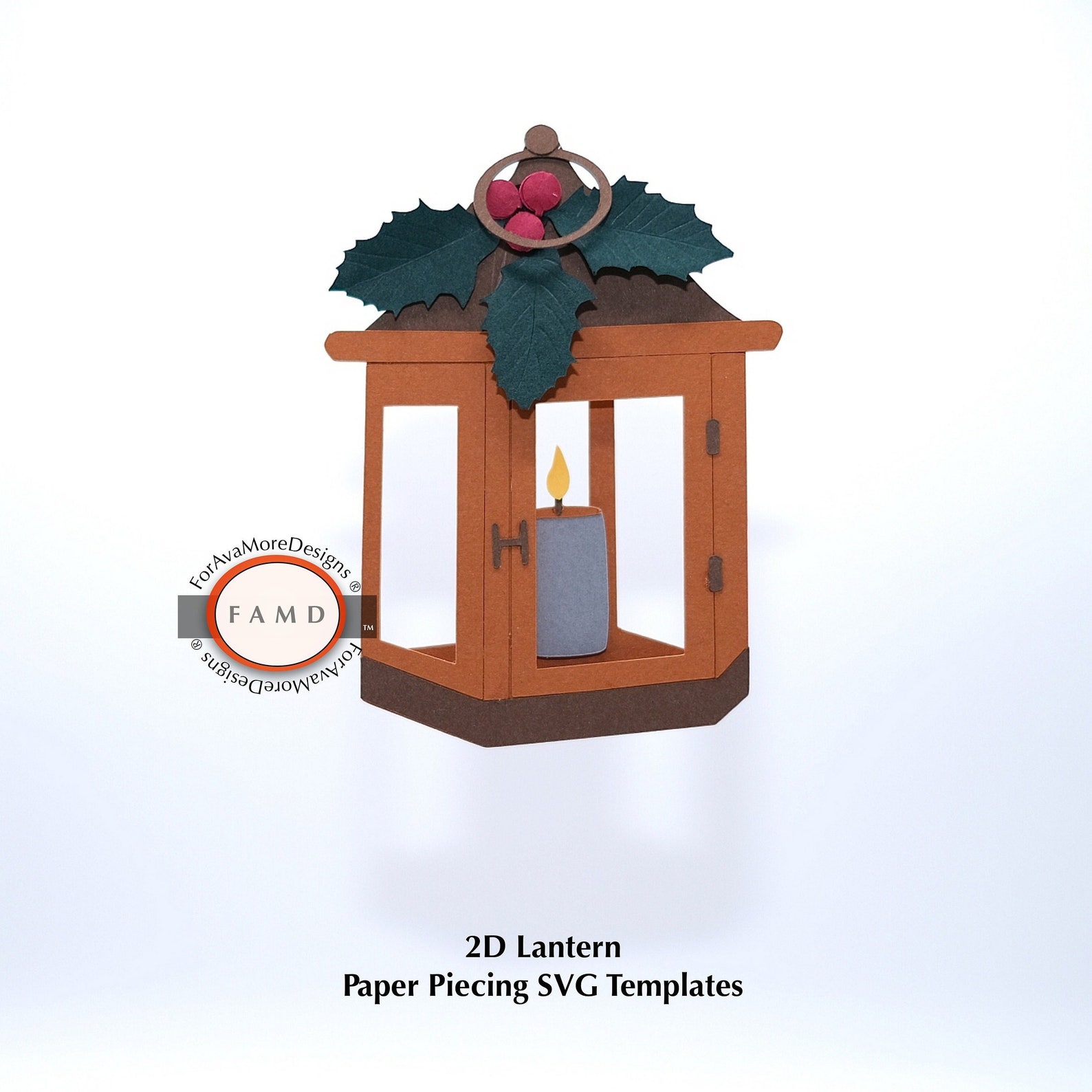 2D Lantern SVG Templates for Cricut and Cameo Cutting Machines - Etsy