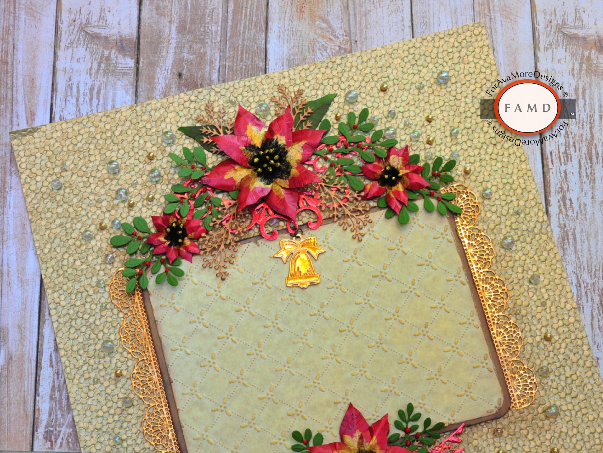 3D Poinsettia Christmas Flower SVG Digital Die Cut Paper - Etsy