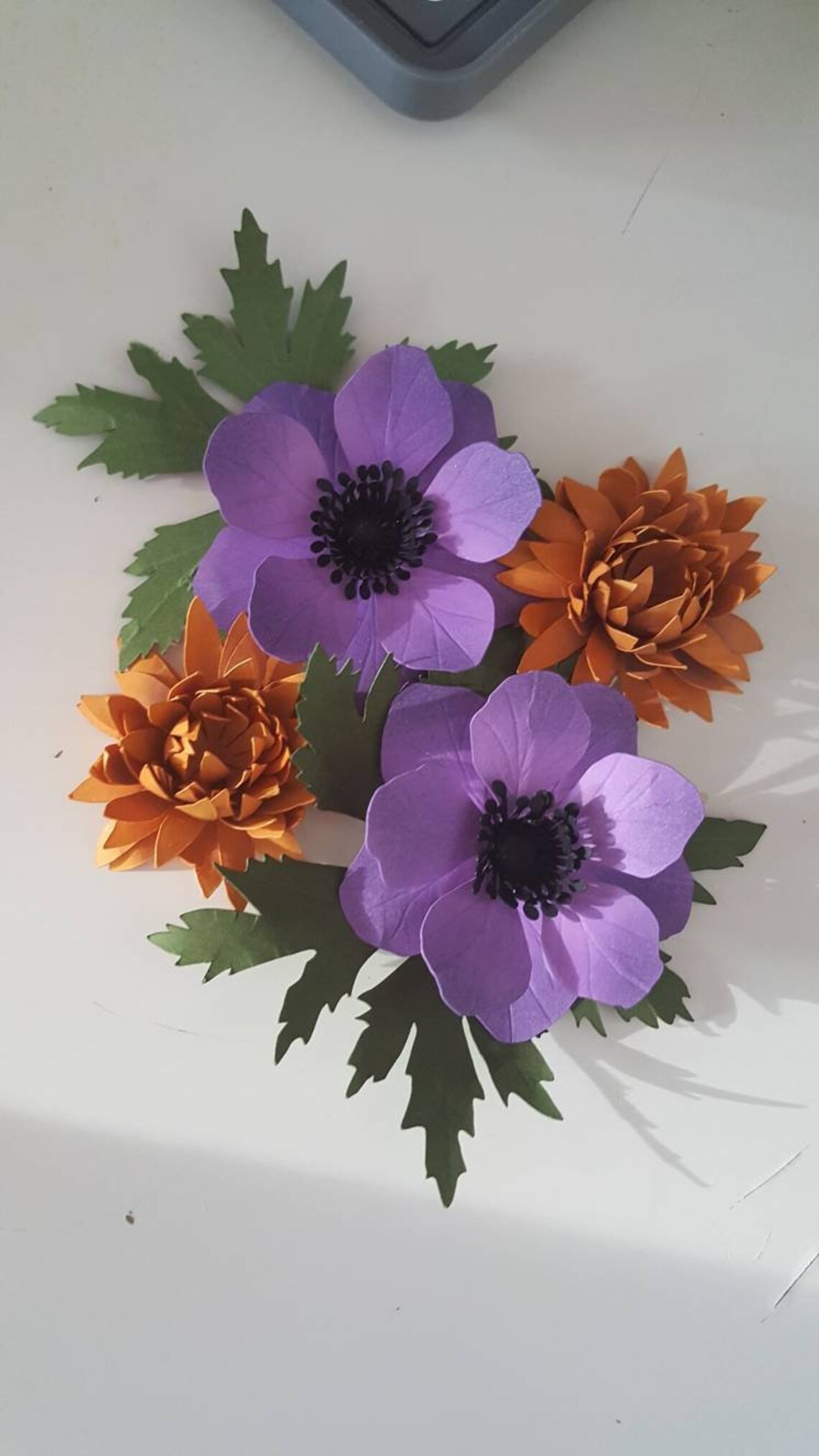 3D Anemone Flower SVG Digital Die Cut Paper Piecing Patterns | Etsy