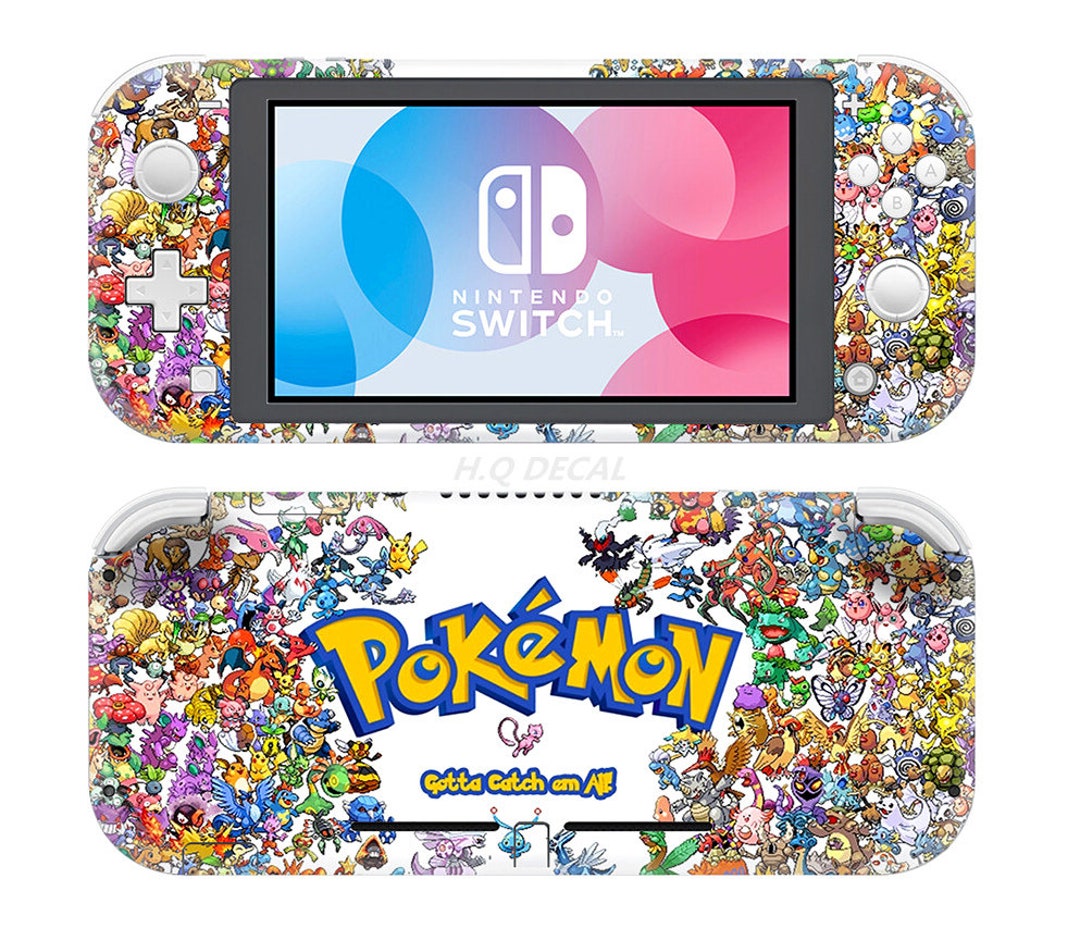 Pokemon Nintendo Switch Lite Skin Full Wrap Vinyl Skin for - Etsy