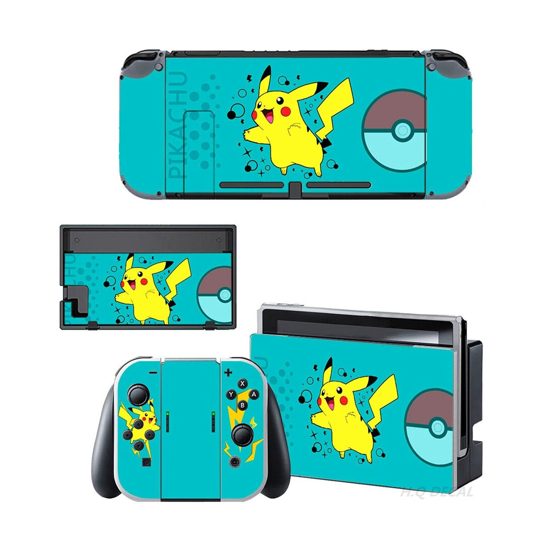Blue Pokemon Nintendo Switch Skins Full Wrap Vinyl Skin for - Etsy