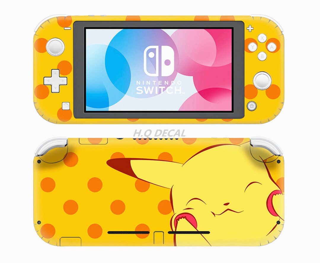Pokemon Full Wrap Vinyl Skin for Nintendo Switch Lite, Nintendo Switch ...
