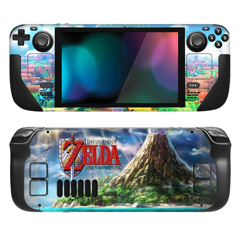 Cute Zelda Steam Deck Skin, Full Wrap Vinyl Skin for Steam Deck Console ...