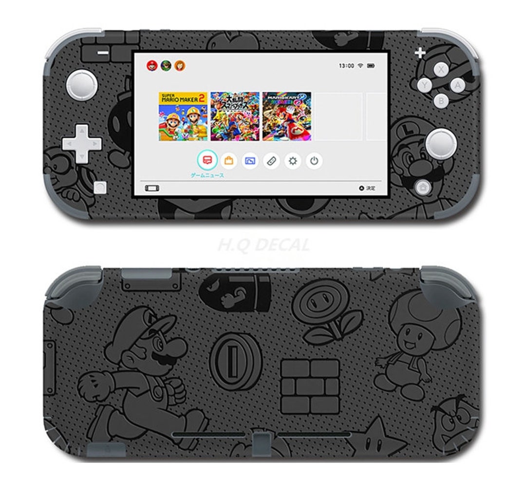 Mario Nintendo Switch Lite Skins Full Wrap Vinyl Skin for Nintendo Switch Lite Stickers Switch Lite Decal Switch Decal Skins Etsy