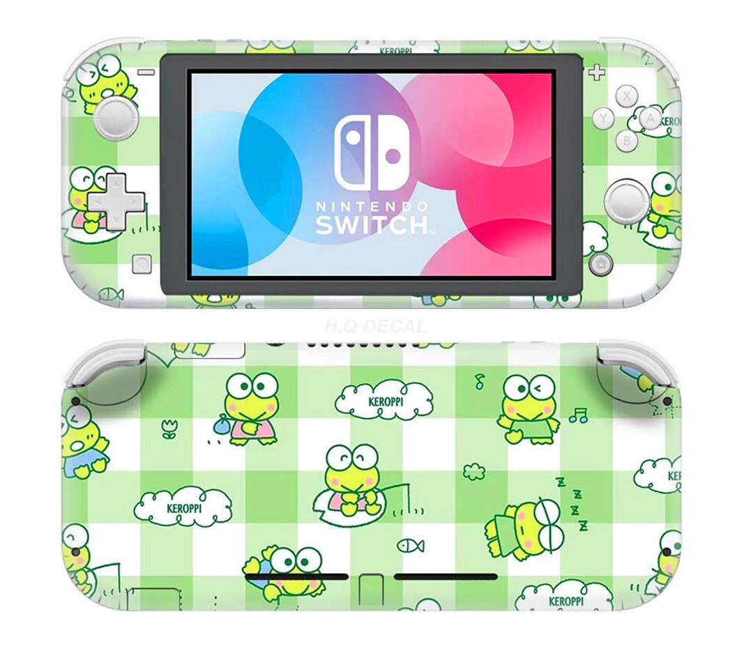 Green Frog Nintendo Switch Lite Skin, Full Wrap Vinyl Skin for Nintendo ...