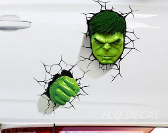 Paper & Party Supplies Bumper Stickers Marvel Mad Hulk Disney Superhero ...