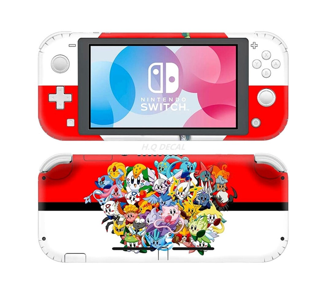 Cute Pokemon Nintendo Switch Lite Skin, Full Wrap Vinyl Skin for ...