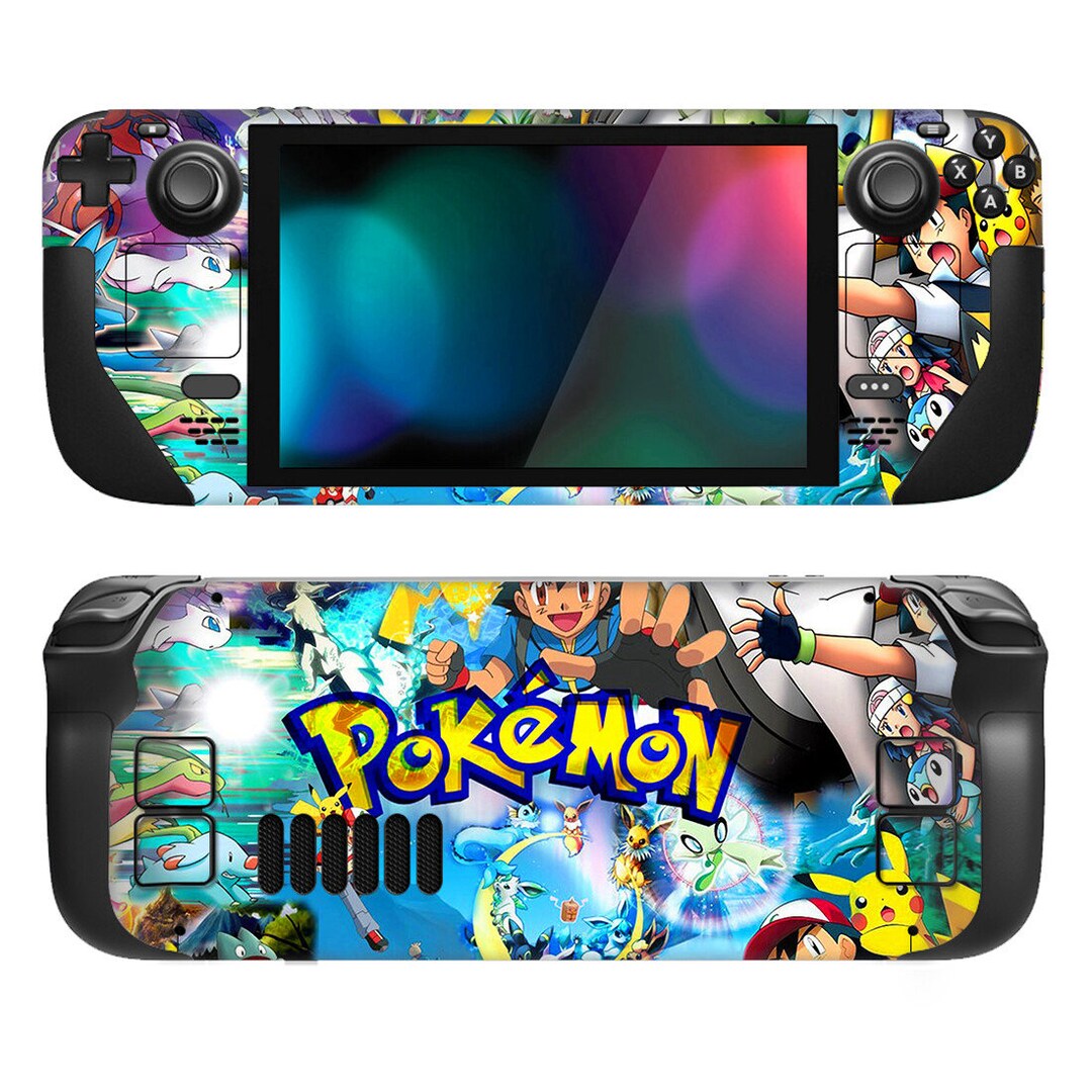 Niedliche Pokemon Steam Deck Skin, Full Wrap Vinyl Skin für Steam Deck ...