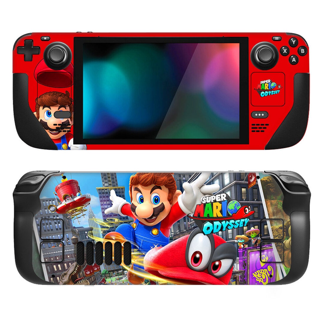 Cute Mario Steam Deck Skin, Full Wrap Vinyl Skin for Steam Deck Console ...
