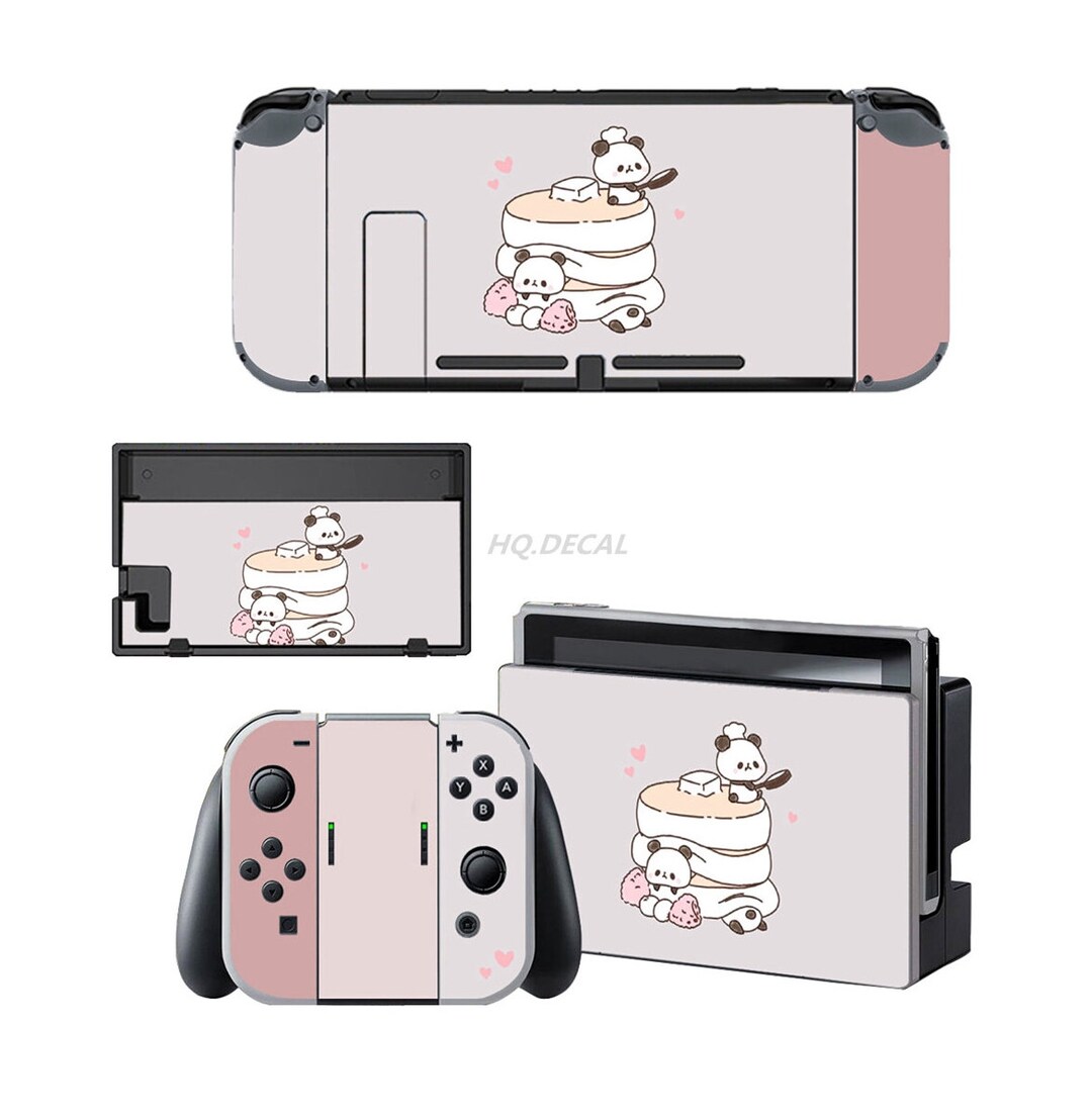 Cute Panda Nintendo Switch Skin, Nintendo Switch Stickers, Nintendo ...