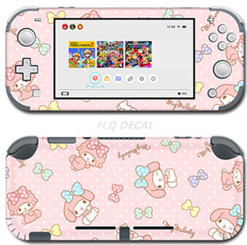Cute Girl Nintendo Switch Lite Skin, Full Wrap Vinyl Skin for Nintendo ...