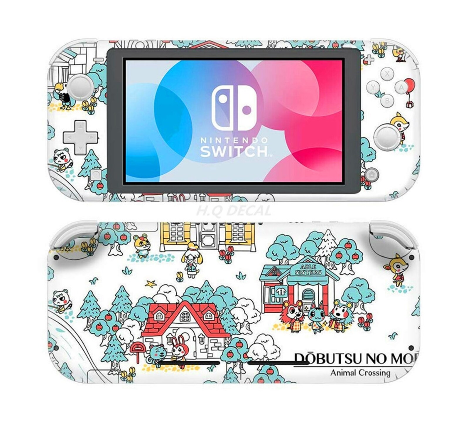 Animal Crossing Nintendo Switch Lite Skin, Full Wrap Vinyl Skin for ...