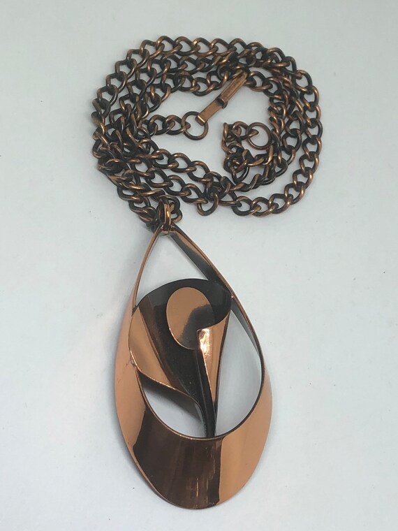 Mid Century Modern Modernist Copper Abstract Statemen… - Gem