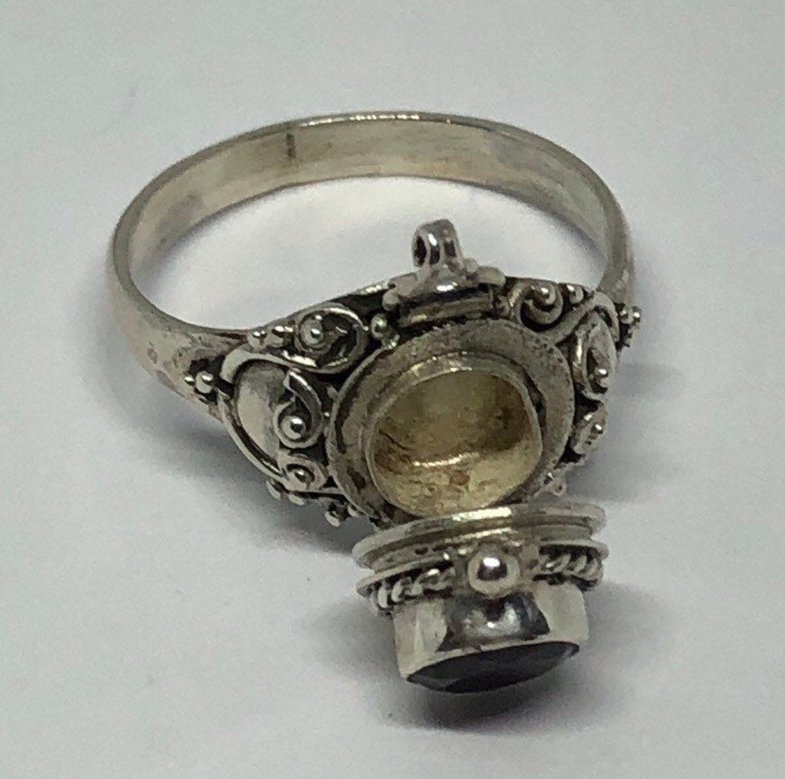 Poison Ring, Garnet Poison Ring Size 4, Garnet Poison Ring Size 8 ...