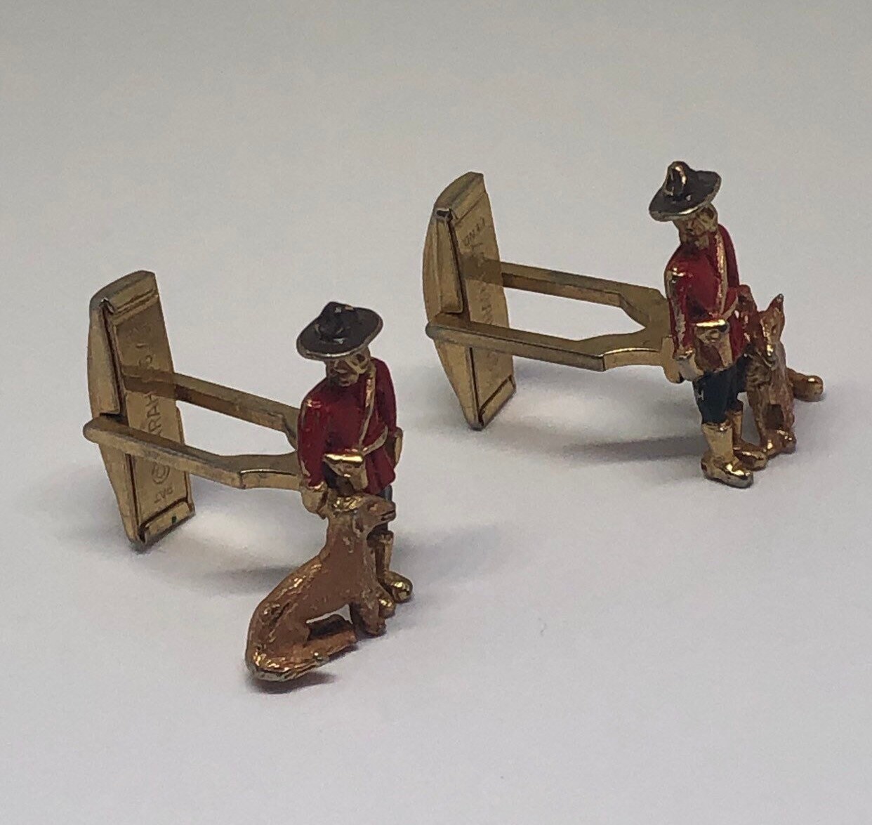 Canadian Mounties Cufflinks and Tie Clip | Etsy