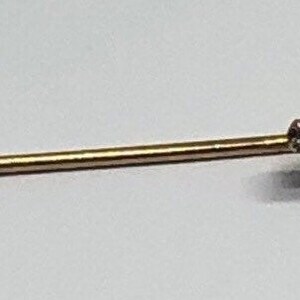 14K Gold Hat Pin Gold Pearl Stick Pin - Etsy