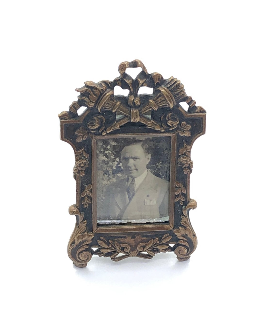 Beautiful Ornate Miniature Antique Victorian Bronze Picture Frame - Etsy