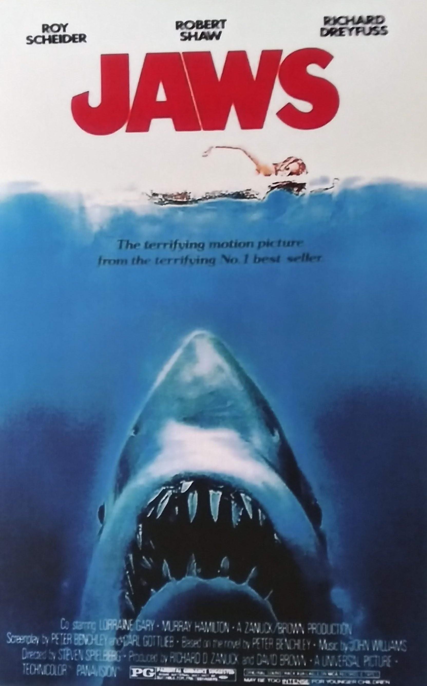 JAWS Movie Poster Laminated Print - Etsy UK