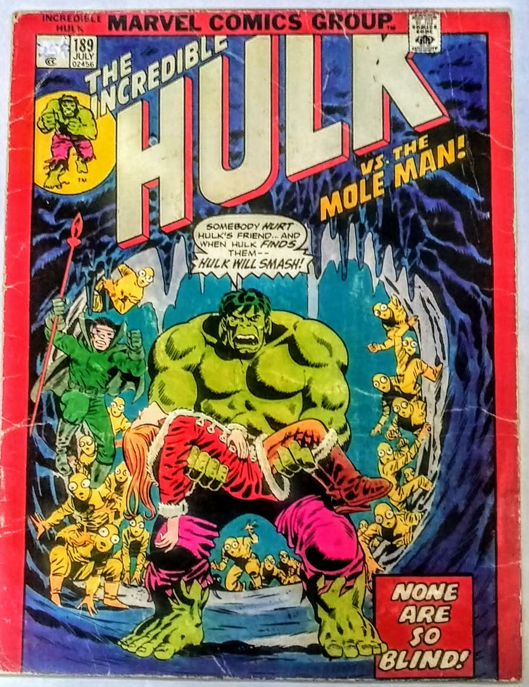 HULK Comic Cover Laminated Prrint - Etsy
