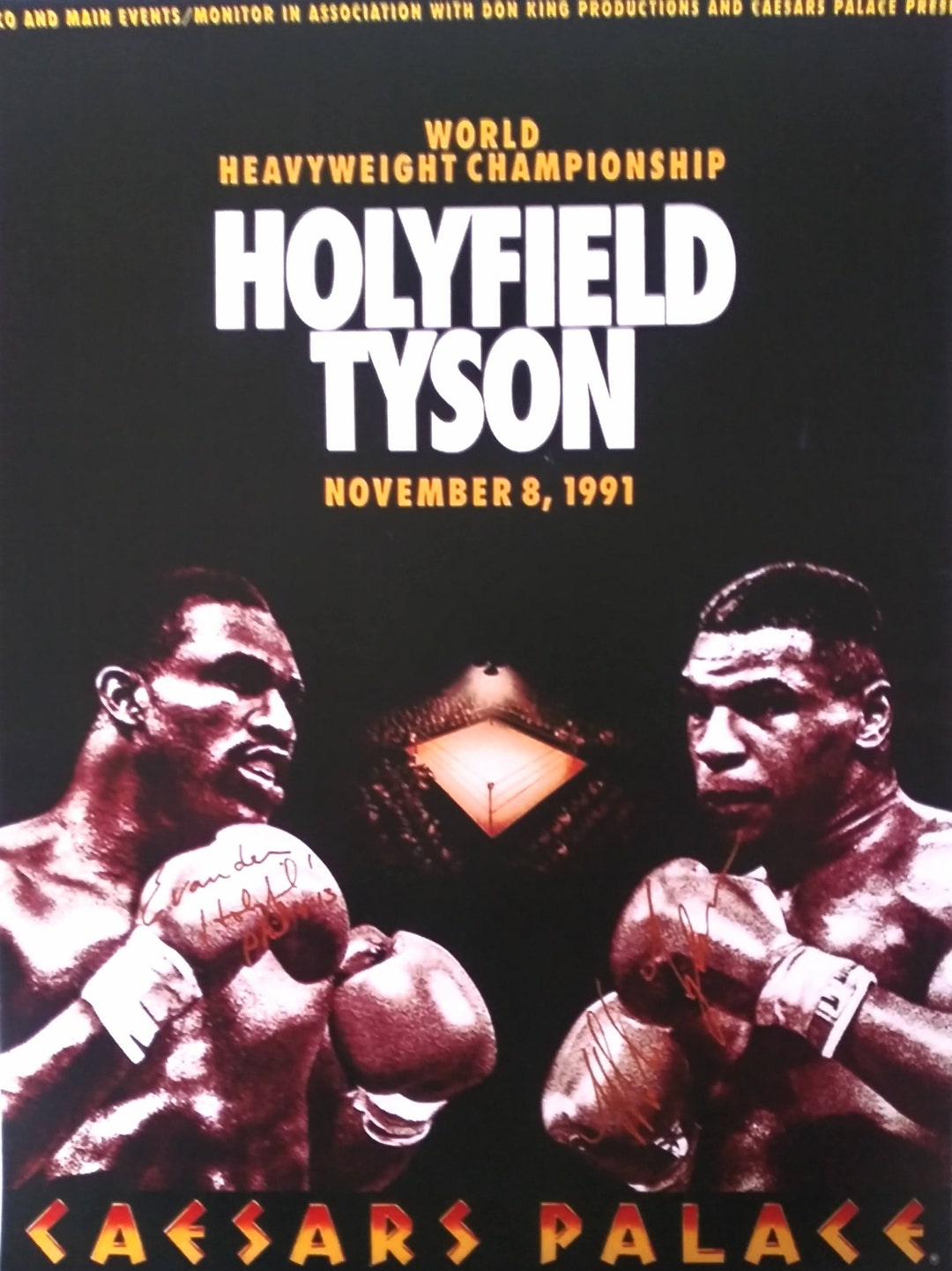 HOLYFIELD Vs TYSON 1991 Fight Poster #2 Laminated Print - Etsy