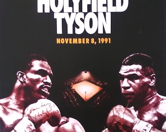 HOLYFIELD Vs TYSON 2 Fight Poster | Etsy