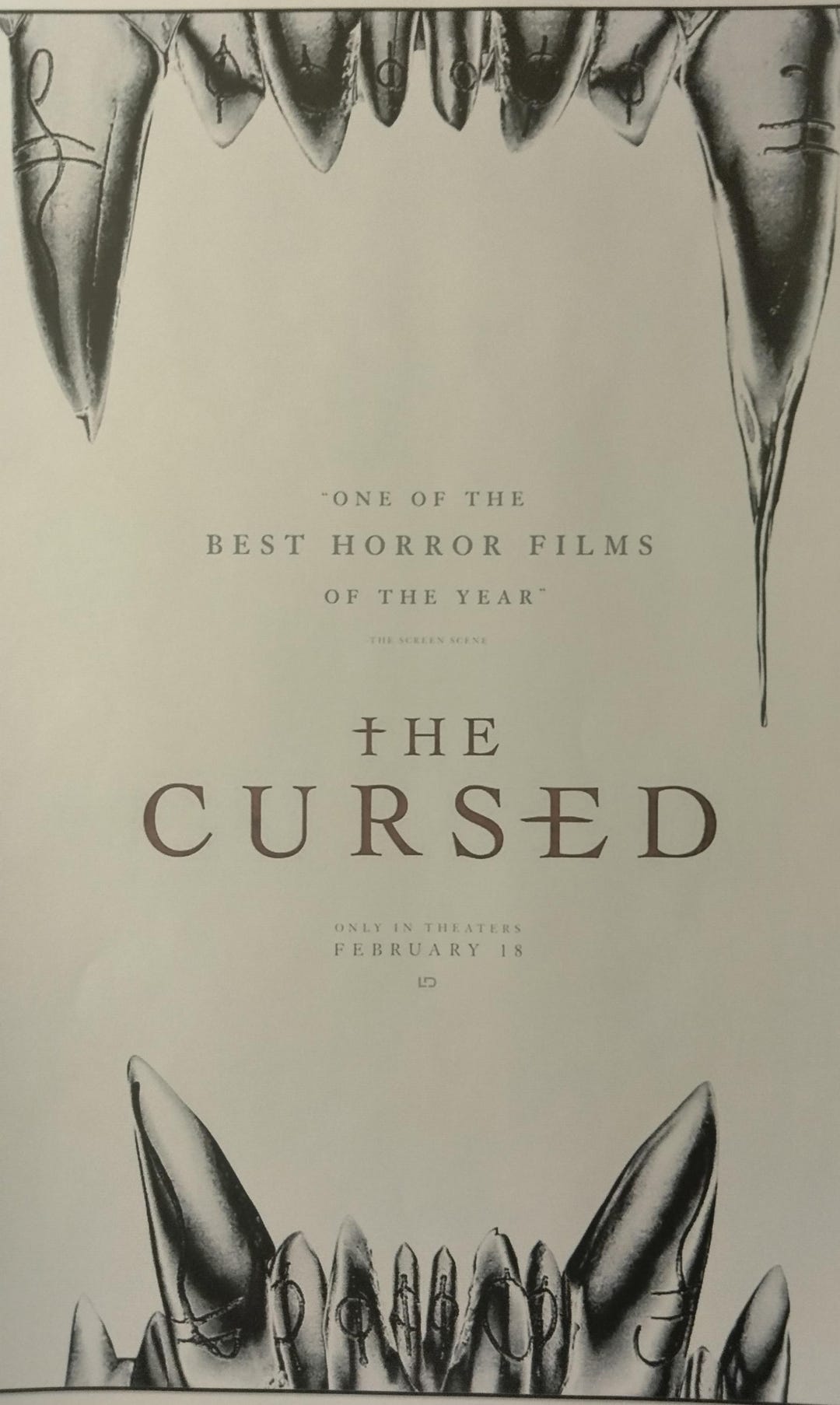The CURSED Movie Poster Laminated Print - Etsy
