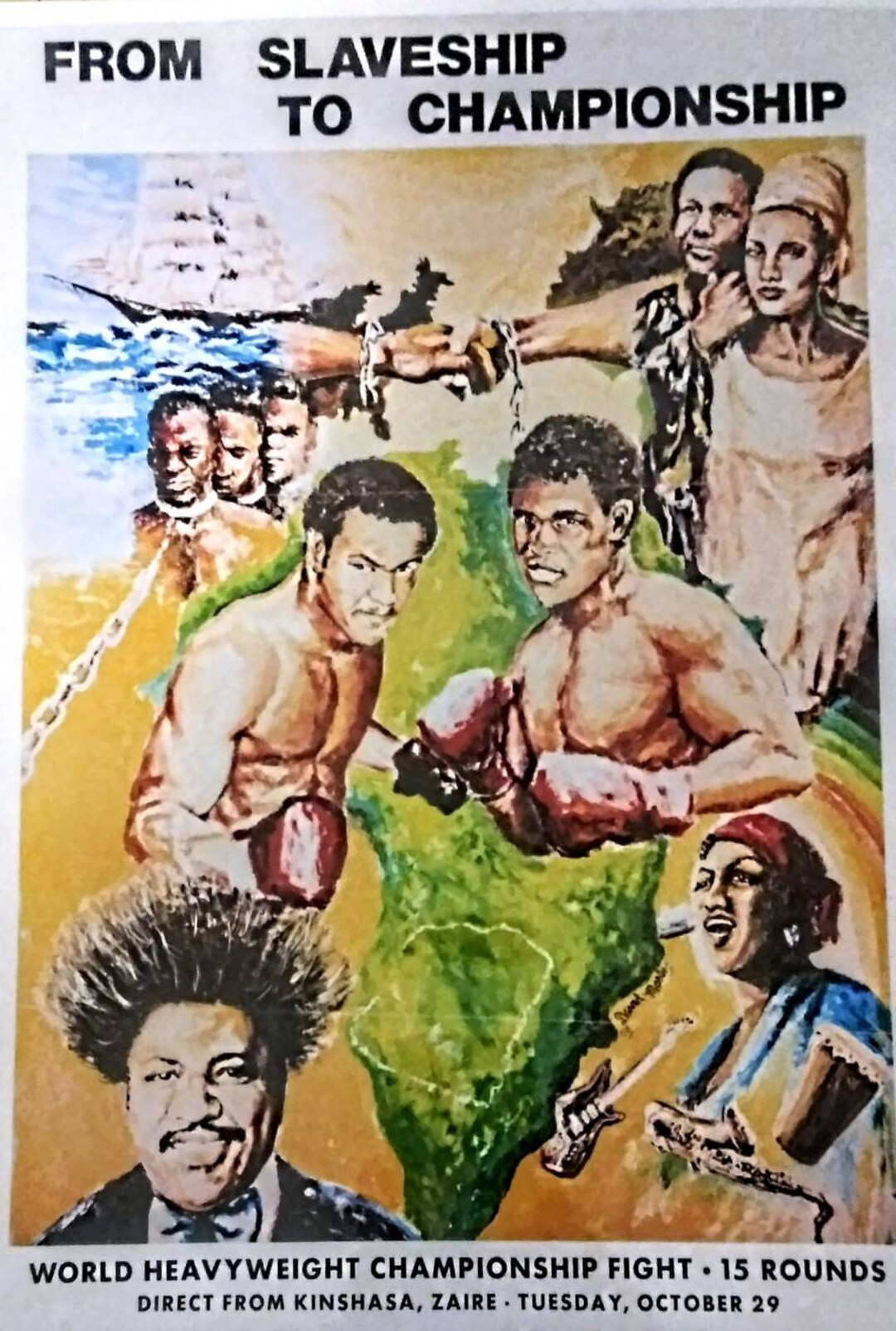 FOREMAN Vs ALI Rumble in the Jungle Alt Fight Poster Laminated Print - Etsy