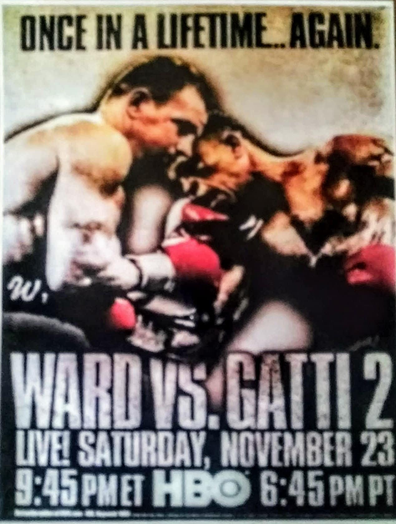 Ward Vs Gatti II Fight Poster Laminated Print - Etsy