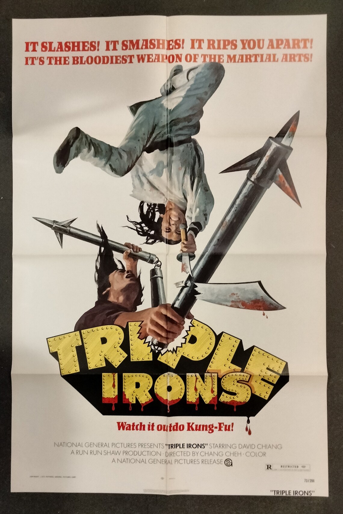 TRIPLE IRONS 1973 Original Movie Poster One-sheet - Etsy