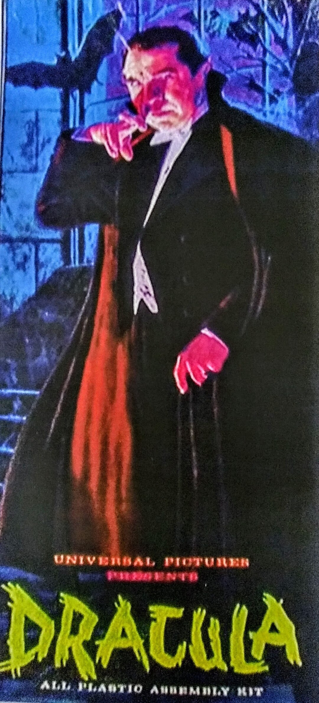 Aurora Model Box DRACULA 17" X 9" Laminated Poster - Etsy