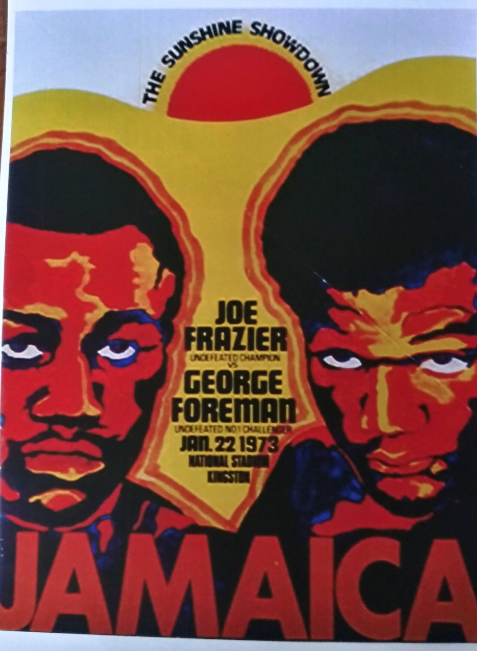 FRAZIER Vs FOREMAN Fight Poster - Etsy