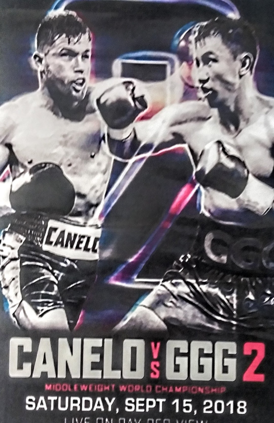 ALVAREZ Vs GGG 2 Fight Poster Laminated Print - Etsy