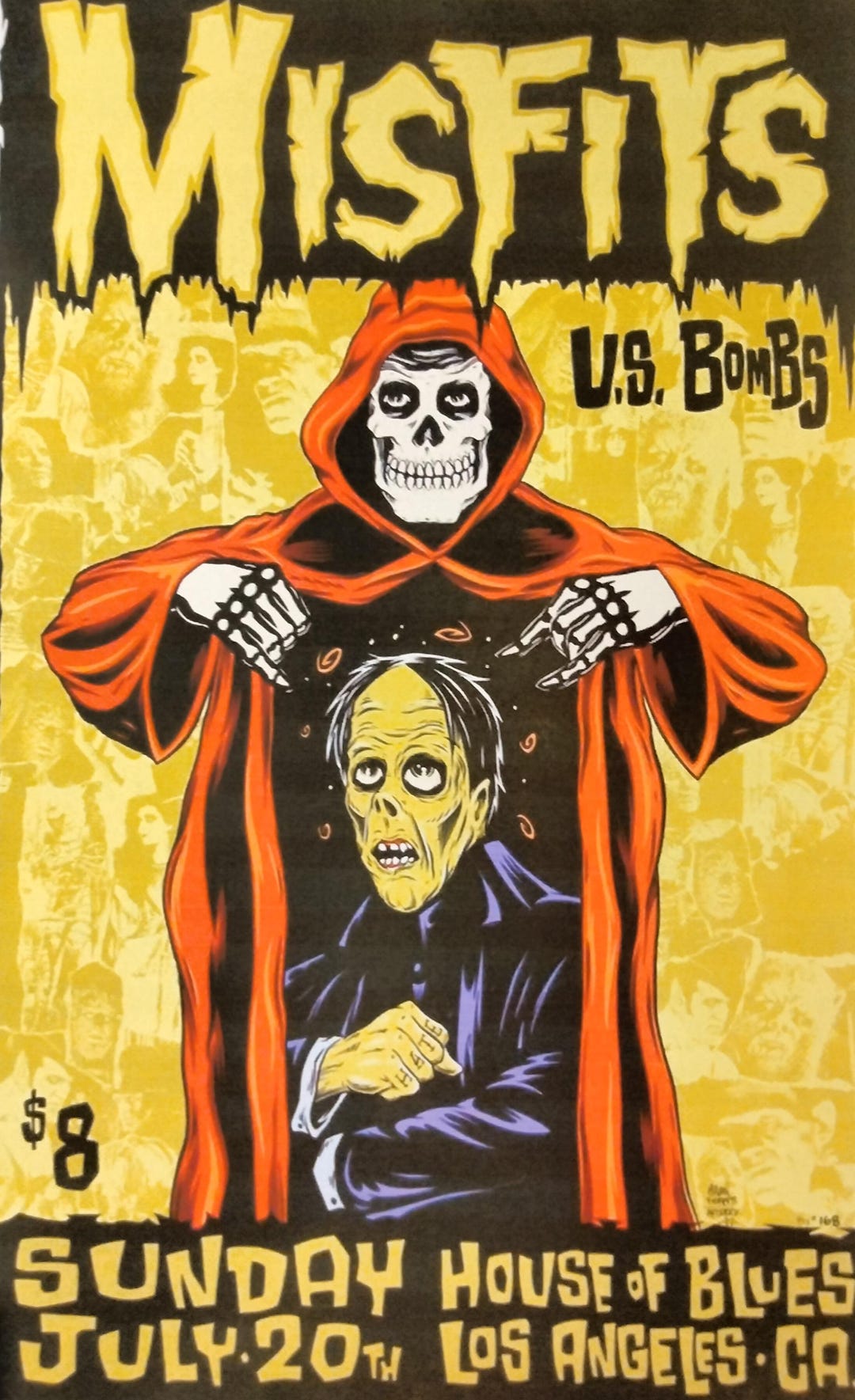 MISFITS Live Show Laminated Print - Etsy