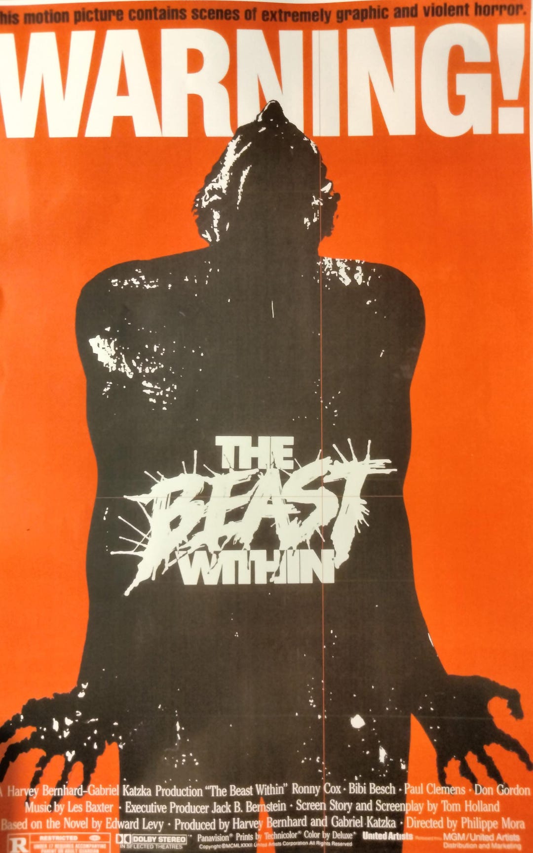 BEAST WITHEN Movie Poster Laminated Print - Etsy