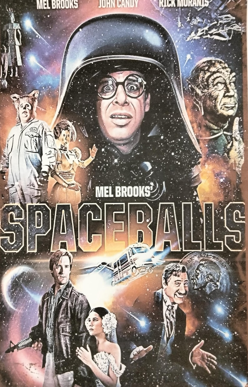 SPACEBALLS Movie Poster Laminated Print - Etsy