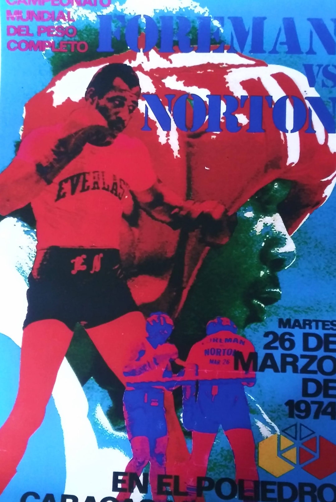FOREMAN Vs NORTON Fight Poster Laminated Print - Etsy