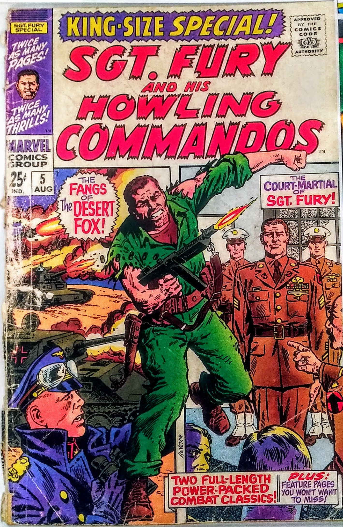 SGT NICK FURY comic cover poster | Etsy