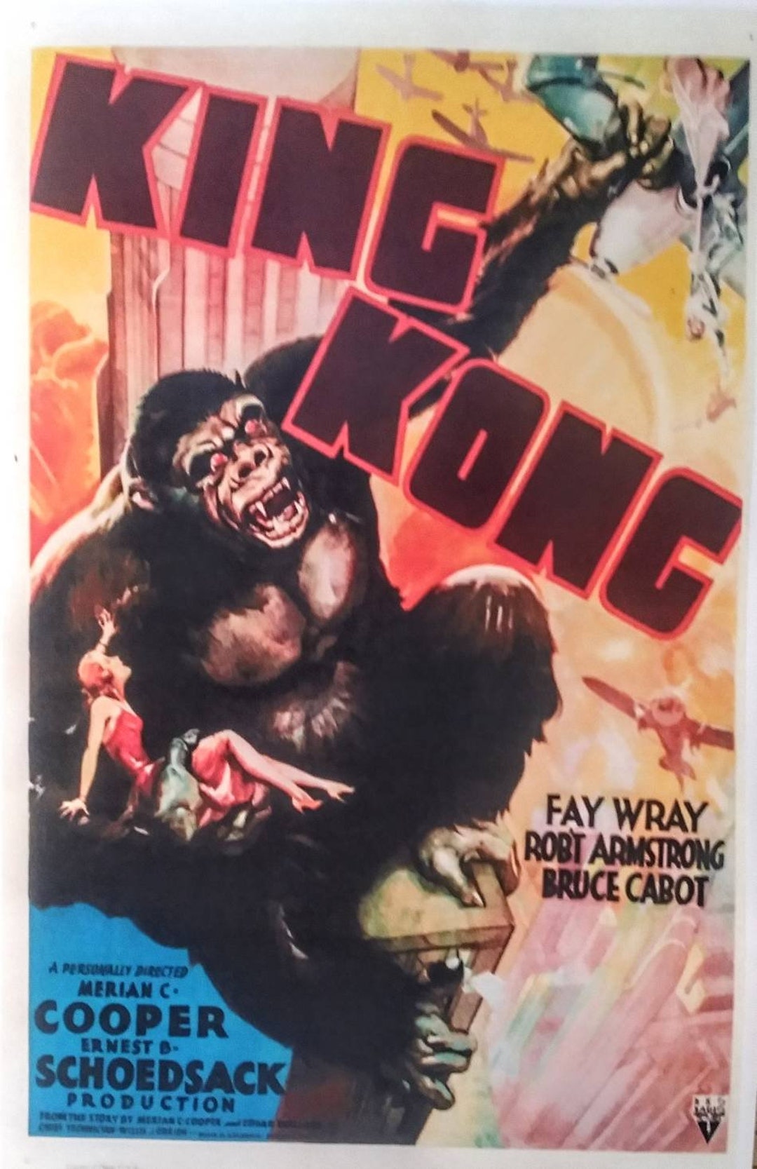 KING KONG (2) Movie Poster Laminated Print - Etsy
