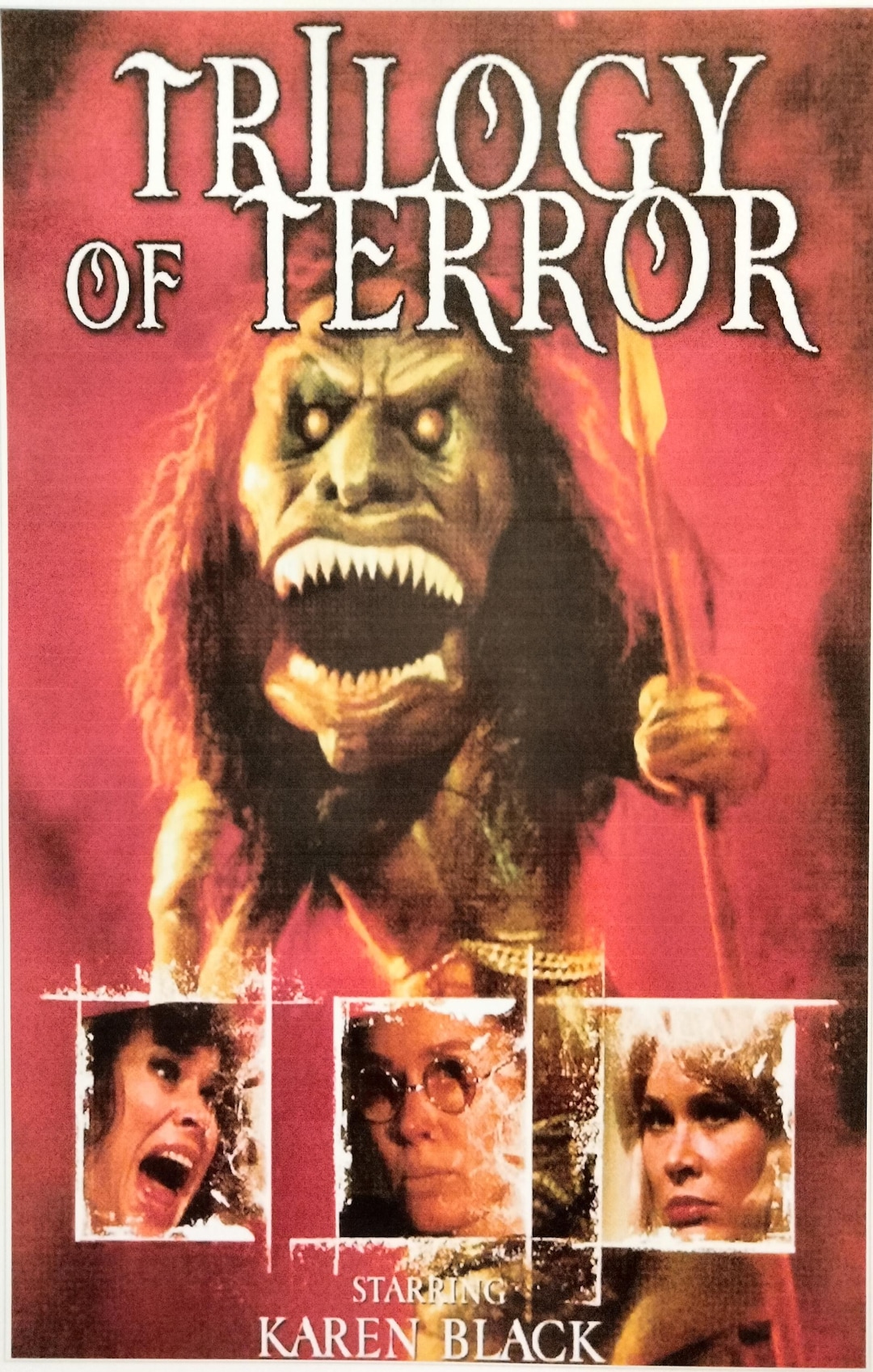 TRILOGY of TERROR Poster Laminated Print - Etsy