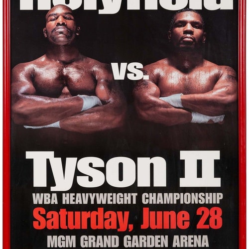 HOLYFIELD Vs TYSON 1991 Fight Poster 2 - Etsy