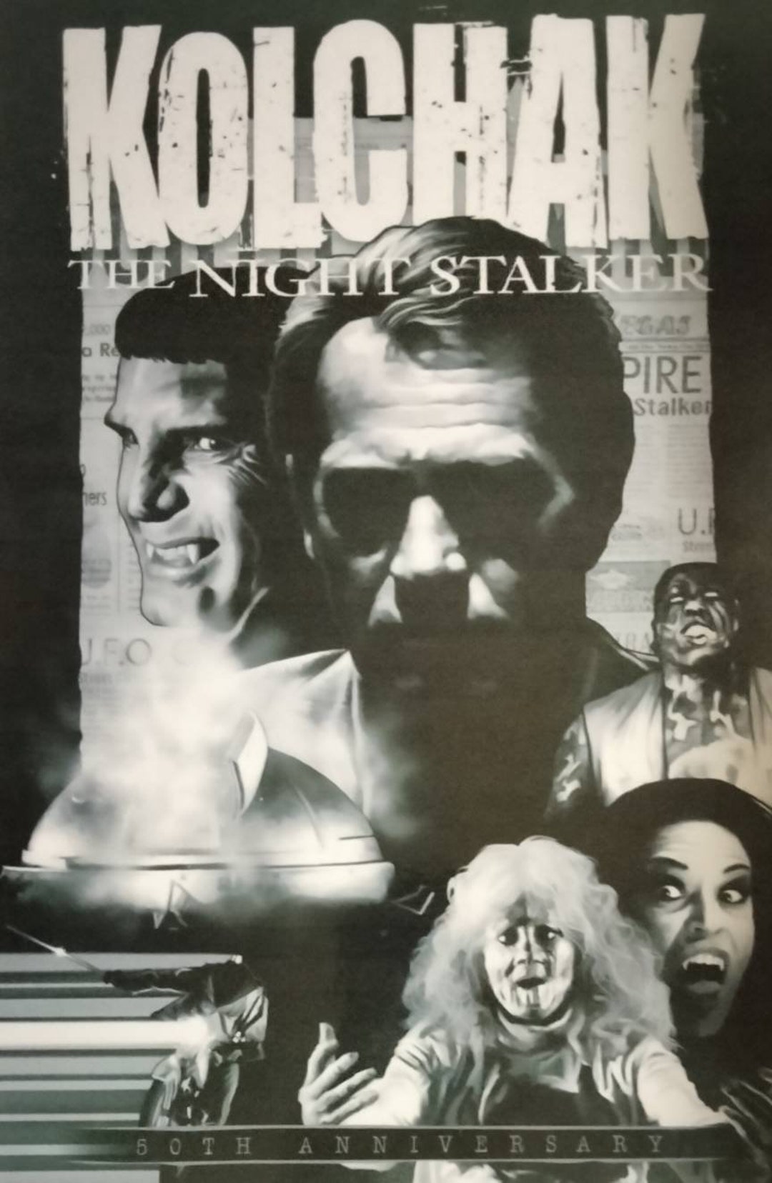 KOLCHAK the Night Stalker 50th Anniversary Laminated Print - Etsy