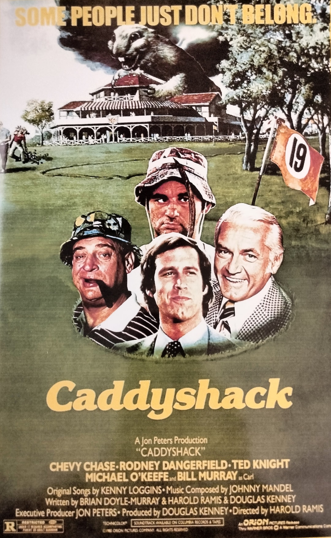 CADDYSHACK Movie Poster Laminated Print - Etsy