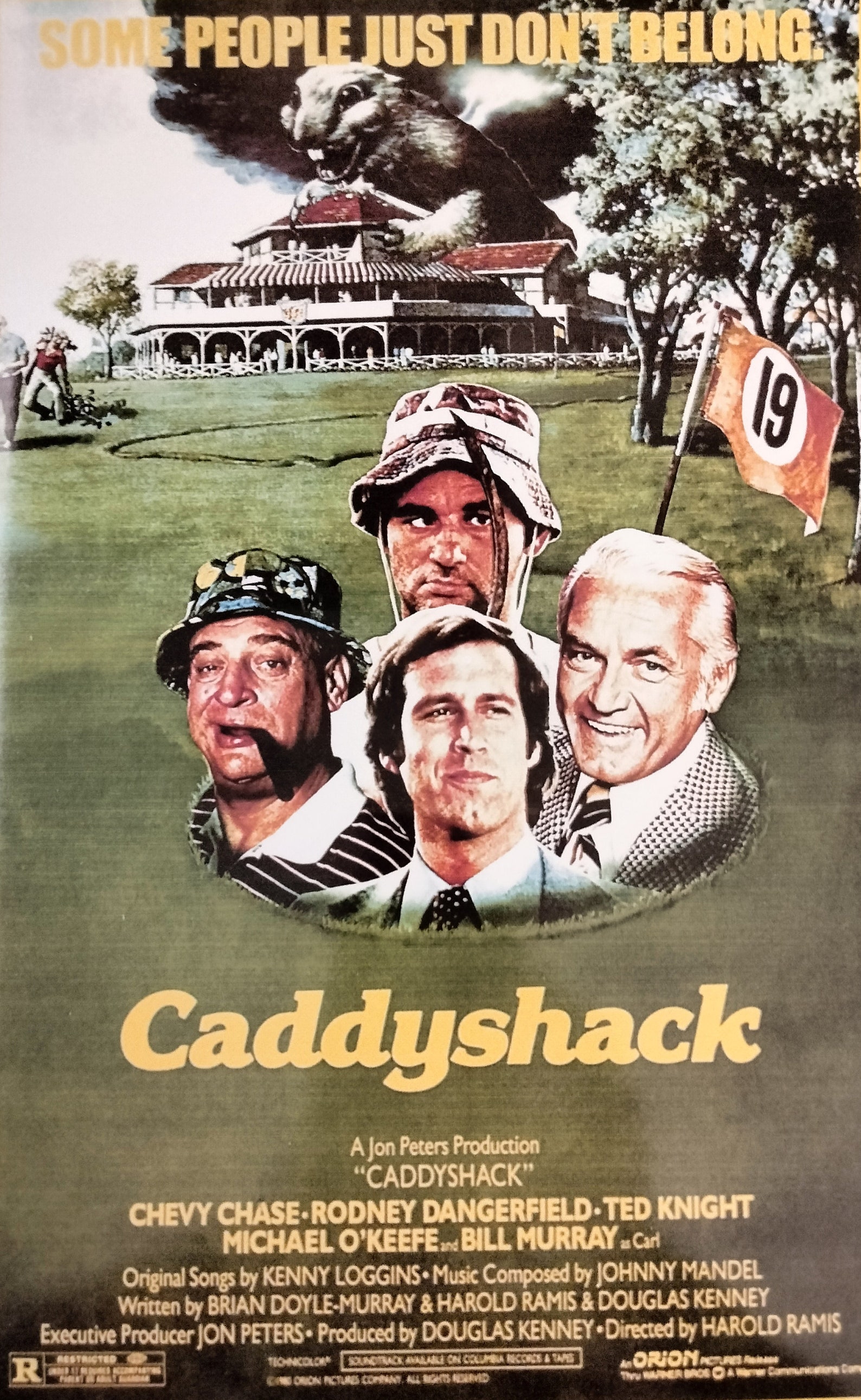 Caddyshack Movie Poster Laminated Print Etsy