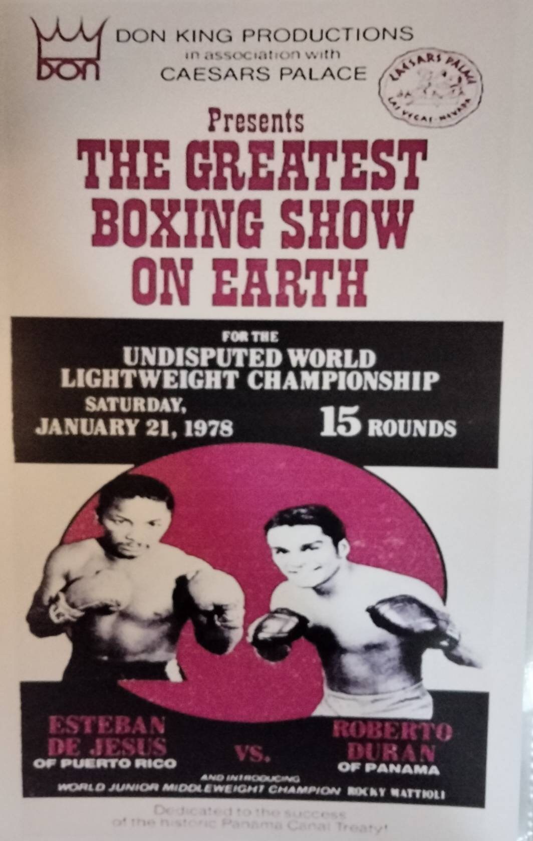 Roberto Duran Boxrec