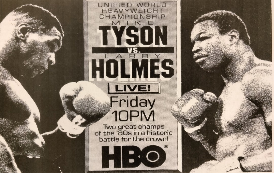 TYSON Vs HOLMES HBO Fight Poster Laminated Print - Etsy