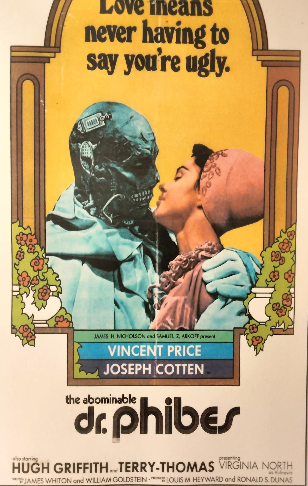 ABOMINABLE DR PHIBES Movie Poster Laminated Print - Etsy
